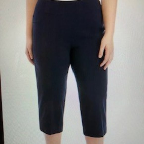 Ruby Rd. | Pants & Jumpsuits | Ruby Road Navy Cropped Pants2w | Poshmark